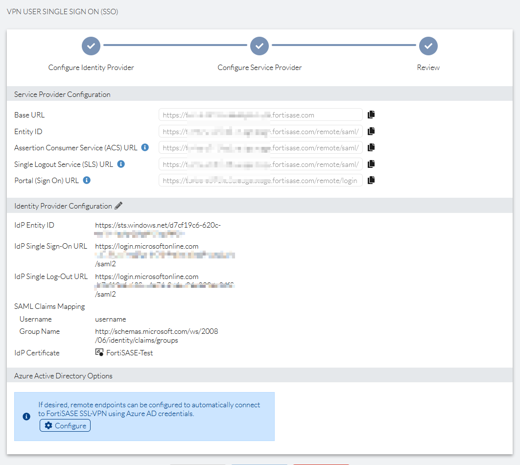 Configuring Azure AD options for agent-based VPN autoconnect | FortiSASE 23.3.25 | Fortinet ...